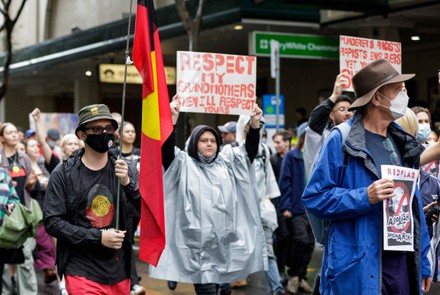 Aboriginal Activist Wayne Wharton C Seen Editorial Stock Photo - Stock ...