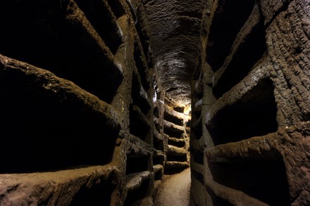View Catacombs Priscilla Rome Italy On Editorial Stock Photo - Stock ...