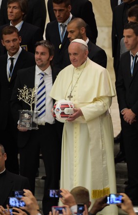 Pope Francis Attends Special Audience Vatican Editorial Stock Photo ...