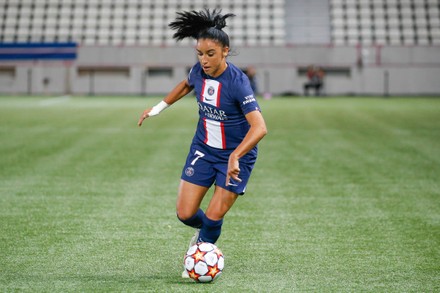 Psgs Defender Sakina Karchaoui Drives Ball Editorial Stock Photo ...