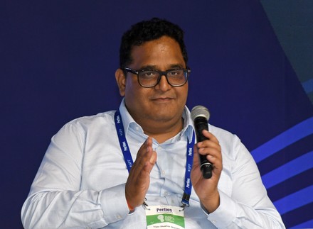 Paytm CEO Vijay Shekhar Sharma at the Global Fintech Fest in Mumbai ...