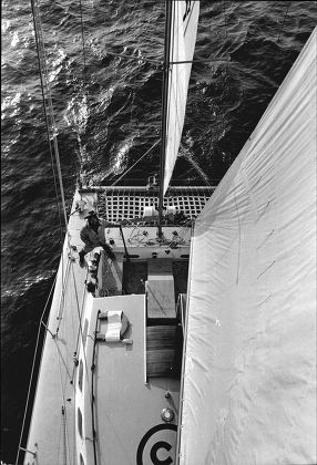 Bill Howell Sailing Daily Mail Sponsored Editorial Stock Photo - Stock ...
