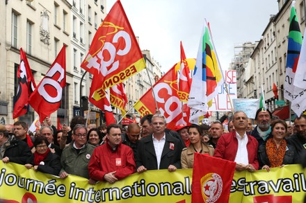 Cgt Trade Union President Thierry Le Editorial Stock Photo - Stock ...