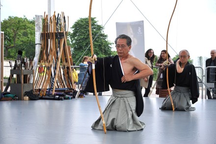Demonstration Kyudo Japanese Martial Art Form Editorial Stock Photo ...