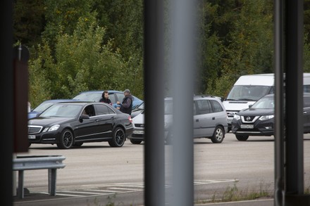 Cars Queue Cross Border Russia Finland Editorial Stock Photo - Stock ...