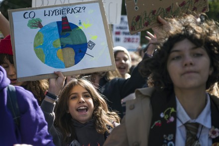 Protester Chants Slogans While Holding Placard Editorial Stock Photo ...