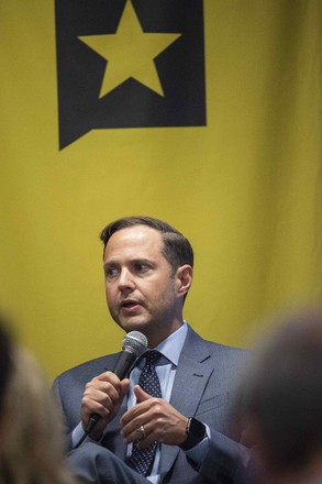 Dustin Burrows Speaking Texas Tribune Festival Editorial Stock Photo ...