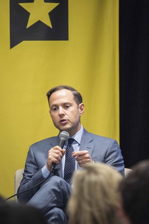 Dustin Burrows Speaking Texas Tribune Festival Editorial Stock Photo ...