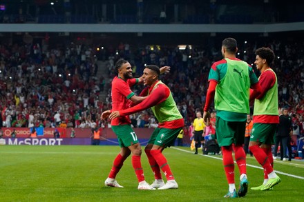 Morocco v Chile, friendly match. Football, RCDE Stadium, Barcelona ...