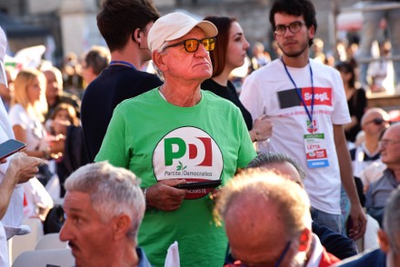 Democratic Party election closing campaign in Rome, Italy - 23 Sept ...