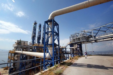 Liquid Natural Gas Lng Terminal On Editorial Stock Photo - Stock Image ...