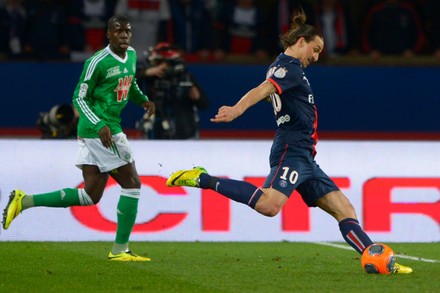 French First League - PSG Vs ASSE, Paris, France - 17 Mar 2014 Stock ...