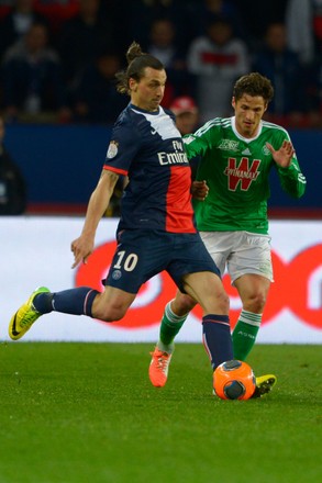 French First League - PSG Vs ASSE, Paris, France - 17 Mar 2014 Stock ...