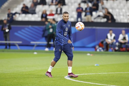 Kylian Mbappe France Warmup Before Editorial Stock Photo - Stock Image ...