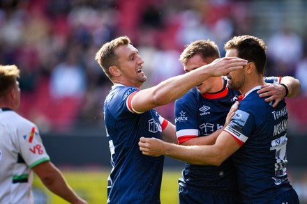 Sam Bedlow Bristol Bears Celebrates Try Editorial Stock Photo - Stock ...