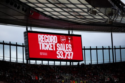 Ticket Sales 53737 Shown During Barclays Editorial Stock Photo - Stock ...