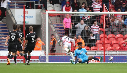 Doncasters Kyle Hurst Scores During Efl Editorial Stock Photo - Stock ...