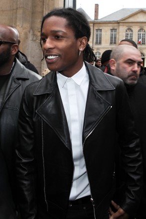 Asap Rocky Arriving Christian Dior Springsummer Editorial Stock Photo ...