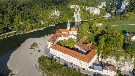 Aerial View Weltenburg Monastery Benedictine Abbey Editorial Stock ...