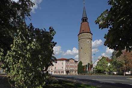 Falter Tower Formerly Falltor Tower Leaning Editorial Stock Photo ...