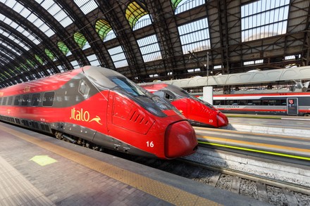 Italo Etr 675 Pendolino High Speed Editorial Stock Photo - Stock Image ...