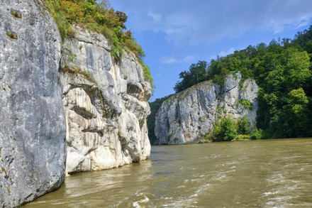 Danube Breakthrough Weltenburg Narrows Nature Reserve Editorial Stock ...