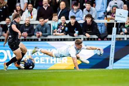 Luke Northmore Harlequins Has Try Disallowed Editorial Stock Photo ...