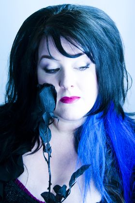 Model Released Goth Lady Cathy Mayo Editorial Stock Photo - Stock Image ...