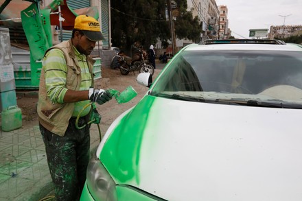 Yemeni Decorates Vehicle Preparation Celebrations Birthday Editorial ...
