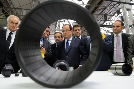President Hollande Visits The HEF Factory - Saint-Etienne, France - 09 ...