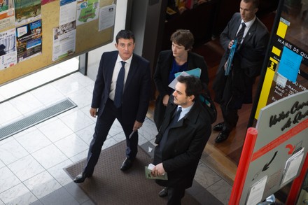 Manuel Valls Visits Chambery, France - 11 Oct 2013 Stock Pictures ...