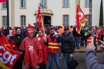 Cgt Trade Union President Thierry Le Editorial Stock Photo - Stock ...