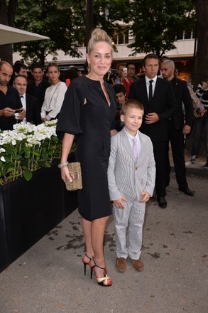 Sharon Stone Her Son Roan Joseph Editorial Stock Photo - Stock Image ...