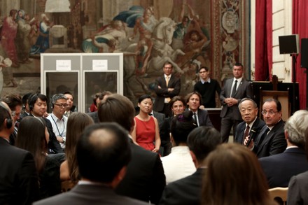 President Hollande Receives France-China Foundation - Paris - 03 Sep ...