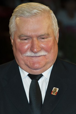 Lech Walesa Attending Premiere Film Walesa Editorial Stock Photo ...