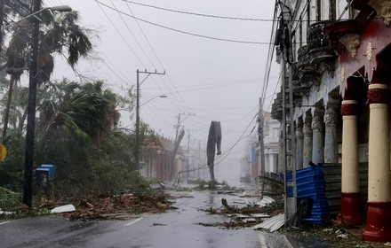 Destruction Debris Seen On Street After Editorial Stock Photo - Stock ...