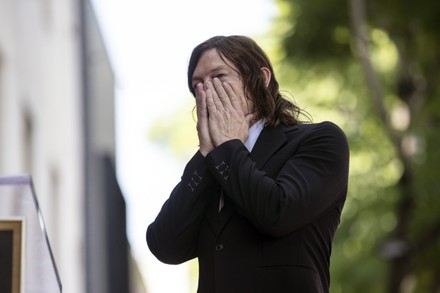 Norman Reedus Reacts He Honored Star Editorial Stock Photo - Stock ...