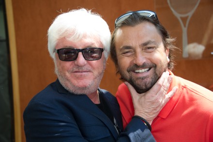 Marc Cerrone Henri Leconte Attending French Editorial Stock Photo ...