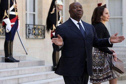Gabonese President Ali Bongo Ondimba His Editorial Stock Photo - Stock ...