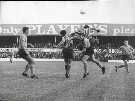 Goalmouth Tangle Lincoln City Forwards Tangle Editorial Stock Photo ...