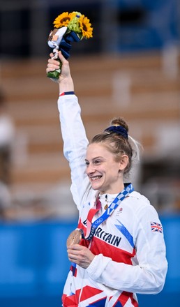 Bryony Page Wins Bronze Trampoline Gymnastics Editorial Stock Photo ...