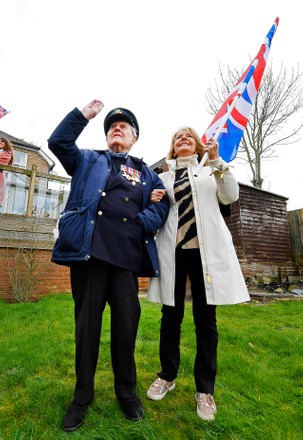 Colin Bell Dfc 85th Anniversary Spitfire Editorial Stock Photo - Stock ...