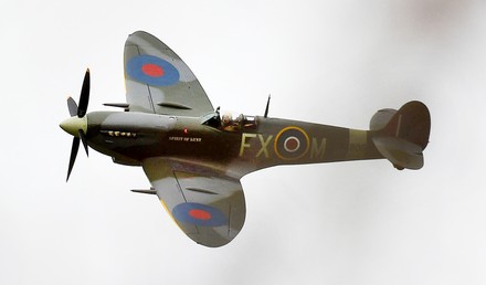 Colin Bell Dfc 85th Anniversary Spitfire Editorial Stock Photo - Stock ...