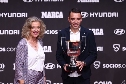 Iago Aspas Receives Zarra Trophy During Editorial Stock Photo - Stock ...