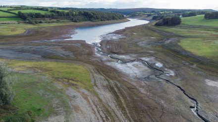 Wimbleball Lake Reservoir On Exmoor Somerset Editorial Stock Photo ...