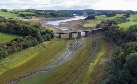 Wimbleball Lake Reservoir On Exmoor Somerset Editorial Stock Photo ...