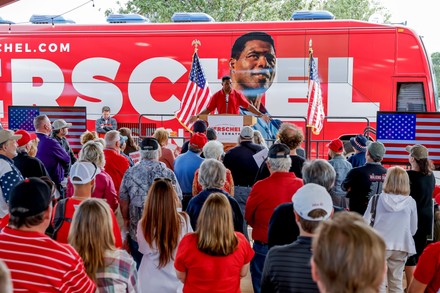 Georgia Republican Us Senate Candidate Herschel Editorial Stock Photo ...