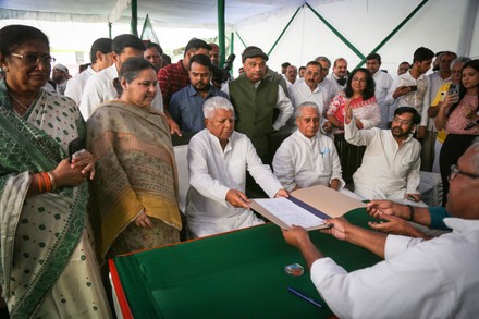 __COUNT__ Former Bihar CM Lalu Prasad Yadav Files Nomination For RJD ...