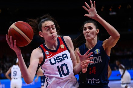 Breanna Stewart L Usa Dragana Stankovic Editorial Stock Photo - Stock ...