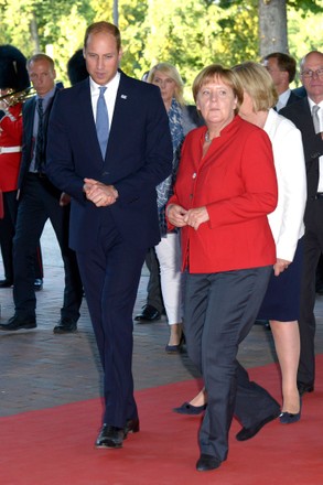 Prince William Chancellor Dr Angela Merkel Editorial Stock Photo ...